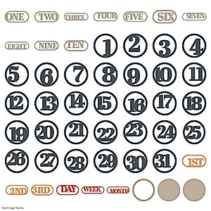 Cricut 2002574 Days and Dates Cartridge