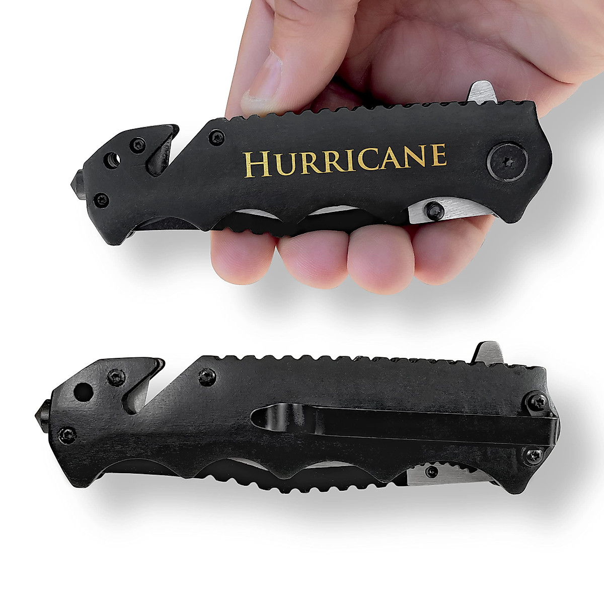 Customized Survival Knife, Classic Multi-Tool Knife, Best Personal Safety Survival Gear,'Hurricane' Personalized Knife