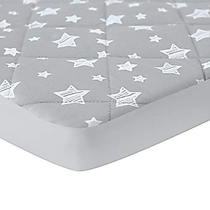 Pack and Play Sheet Quilted, Breathable Thick Playpen Sheets, Lovely Print Mattress Cover 39"×27"×5" Fits Graco Portable Mini Cribs, Suitable for Play Yards and Foldable Mattress Pack and Play Pad