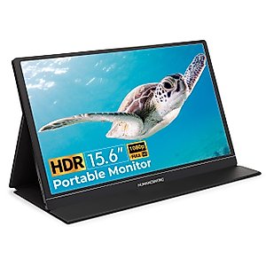 HumanCentric Portable Monitor for Laptop, 15.6" Portable Monitor, Portable Screen, External Monitor for Laptop Powered by USB-C Port, Travel Monitor Display, External Laptop Monitor, 1080P FHD IPS