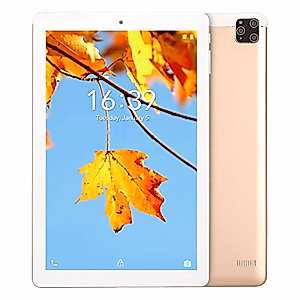 MAVIS LAVEN 10.1 Inch Tablet, 100-240V Dual Camera 1920x1200 Resolution Dual Card Dual Standby Tablet 4GB RAM 64GB ROM for Study for Android 10 (US Plug)