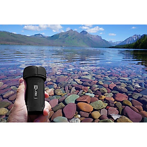 Canniloq TXD120 Premium Rugged Airtight Jar and Storage Container Keeps Herbs Spices Fresh, Zytel Nylon, 120ml (Jet Black)