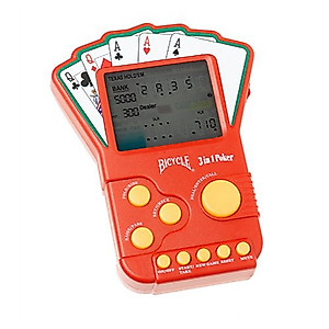 Bicycle Illuminated Texas Hold 'Em, Plus Caribbean & Let it Ride Electronic Game