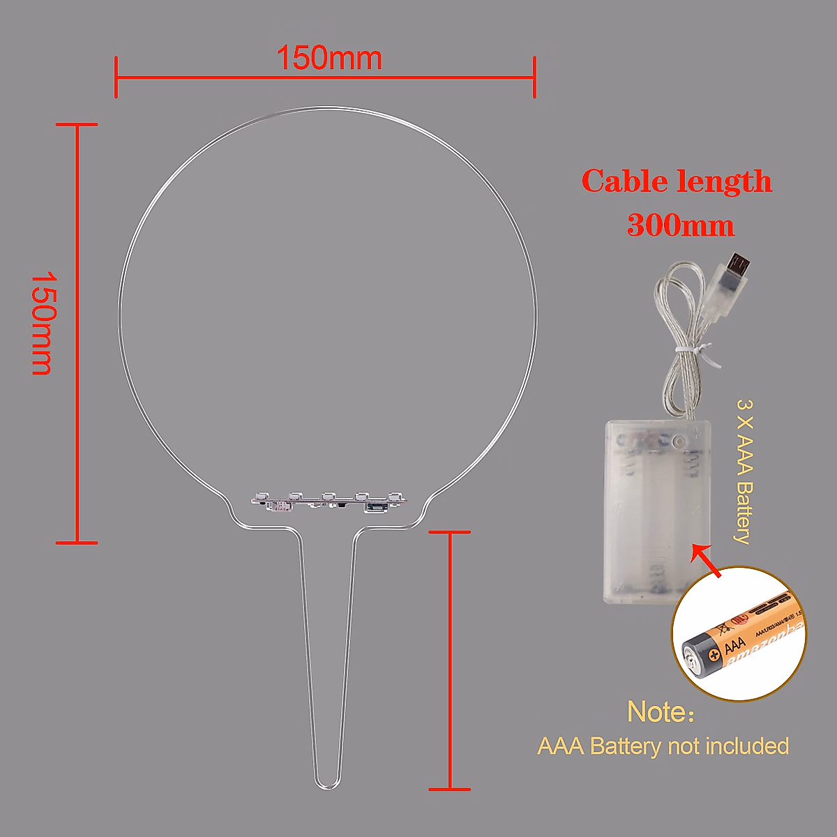 LED Personalized Happy Birthday Cake Toppers 7 Colour Changes Light Up Cake Topper Acrylic Cake Toppers Cake Decorations for 1st 16th 18th 20th 21st 30th 40th 50th 60th 70th(Design1)