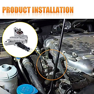 RANSOTO Power Steering Pump Power Assist Pump Compatible with 2005-2010 Honda Odyssey 2005-2008 Honda Pilot 2007-2013 Acura MDX Replace 56110-RGL-A03 21-5442 56110RYEA03 56110RGLA04