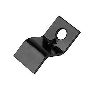 JCHL Table Desk Top Fasteners with Screws Black Heavy Duty Z Table Top Connectors Table Clips/Table Top Brackets, Set of 50 Packs (Include 50 Clips and 50 Screws) 50-Black