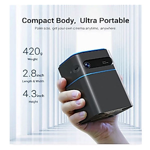 Video Projector 4k WiFI Full HD Home Theater Wireless 1080P LED Pocket Small Portable DLP Mini Projectors Applied To Home Theaters, Video Games, Parties, And Outdoor Activities