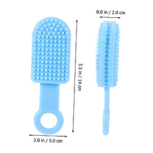 POPETPOP Pet Teething Toys Pet Toy Puppy Chew Toys Pet Dog Molar Toy Dog Toothbrush Stick Toy Dog Dental Clean Toy Teething Toys for Puppies Interactive Dog Toy Dental Stick Christmas TPR