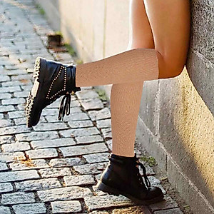 SUMONA 6 pairs Women Cable Knit Knee High Winter Boot Socks 9-11 (Assorted, 9-11)