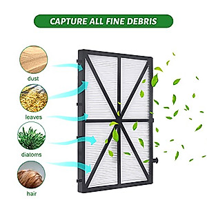 Robotic Pool Cleaner Ultra Fine Filter Compatible with Dolphin Nautilus CC Plus, M400, M500, Ultra Fine Cartridge Filter Panels Replacement, Part 9991432-R4, 4 Pack