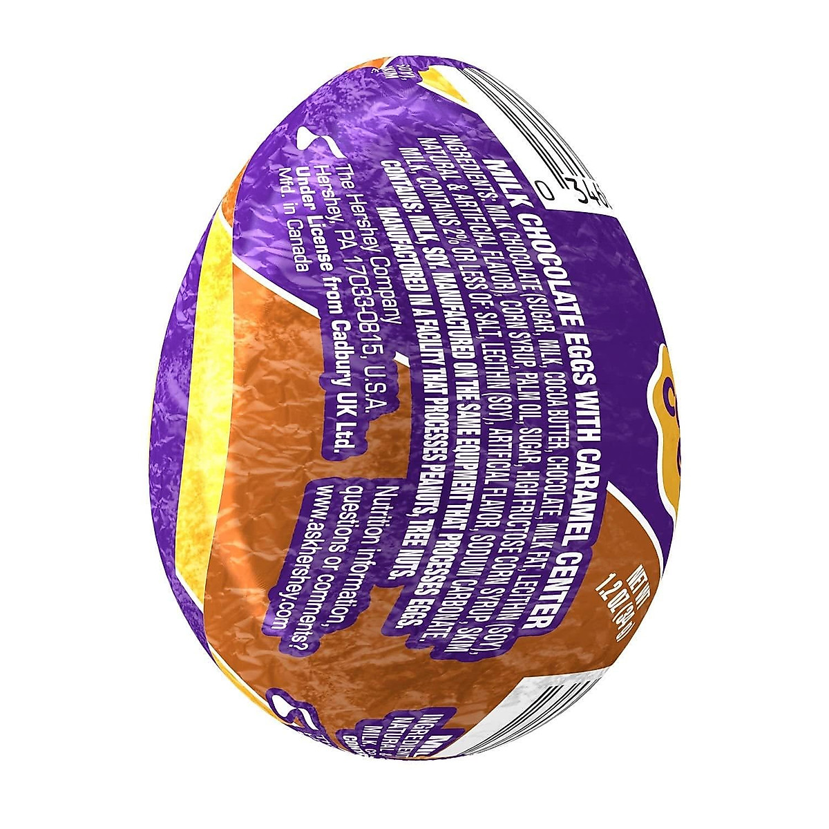 Cadbury Caramel Eggs - 24 individually Wrapped Caramel Cadbury Easter Eggs - Bulk Cadbury Eggs Easter Candy - 1.2 oz Cadbury Eggs Caramel Filled - 24 Pack