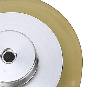 Industrial Encoder Meter Wheel Aperture 6 mm Rotary Encoder Measurement Meter Wheel 200-300mm for Marking Machine Inkjet Printer Aluminum Alloy Rubber(200)