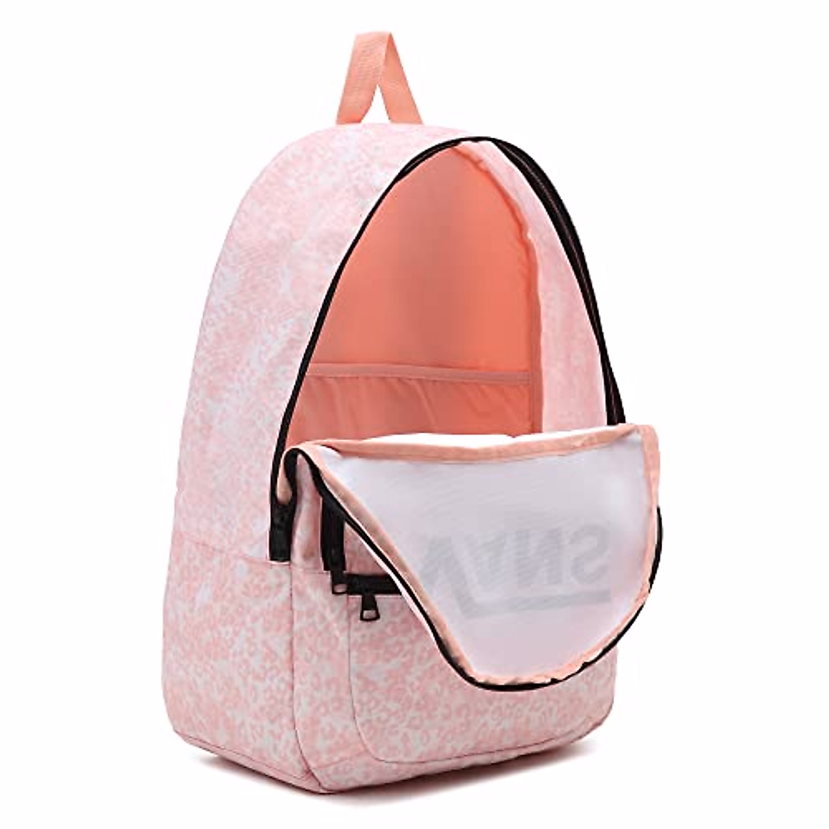 Vans Ranged 2 Prints Adult Laptop Backpack One Size (Coral Cloud-white)