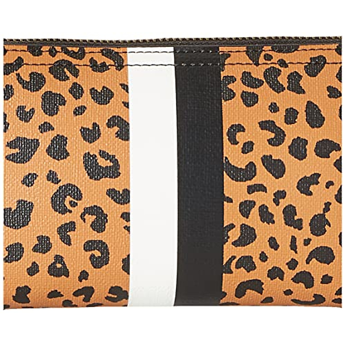 Fossil Women's Logan Leather RFID-Blocking Zip Around Clutch Wallet with Wristlet Strap