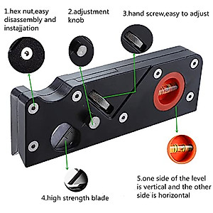 szhdxsy, Wood Planar carpenter's edge trimming tool, suitable for manual chamfering and planing of wood quick trimming,for Quick Edge Trimming and Chamfering,Black
