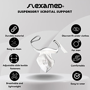 Hernia Gear FlexaMed Suspensory Scrotal Support - Large