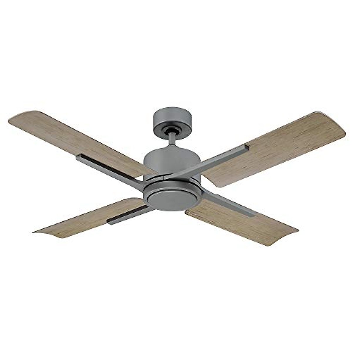 Cervantes Smart Indoor and Outdoor 4-Blade Ceiling Fan 56in Graphite Weathered Gray with 2700K LED Light Kit and Remote Control works with Alexa, Google Assistant, Samsung Things, and iOS or Android App