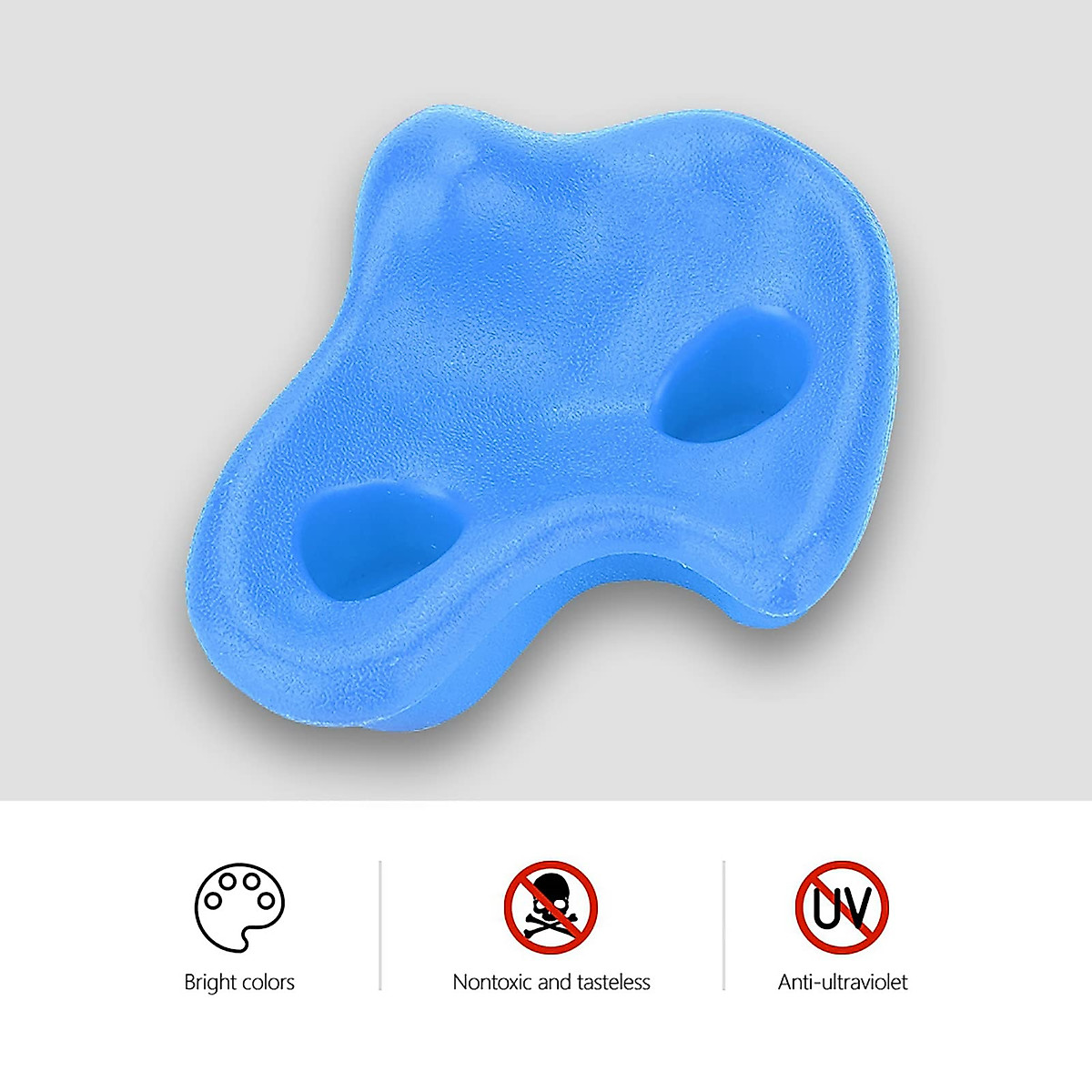 oceanside 10PCS Plastic Textured Rock Climbing Stone Rocks Wall Stones Kids Assorted Kit Bolt, Red, Blue, Black(Blue)