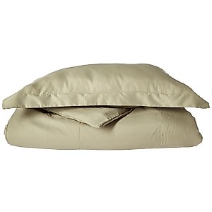Elegant Comfort Elegance Linen 1500 Thread Count Wrinkle Resistant Ultra Soft Luxurious Egyptian Quality 2-Piece Duvet Cover Set, Twin/X-Large, Green (1500 DC-Twin/XL-Green)