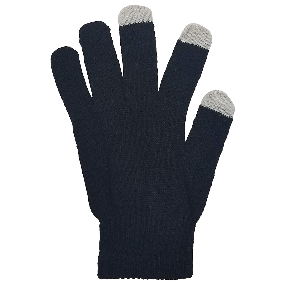 Winter Magic Gloves, 12 Pairs Stretchy Warm Knit Bulk Pack Mens Womens