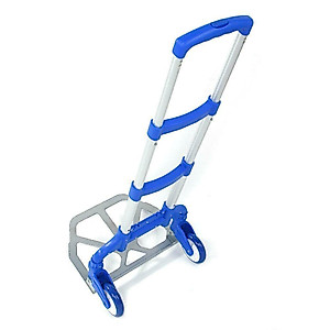 Aluminium Luggage Cart Heavy Duty Folding Roller Carts with Wheels Carrier New