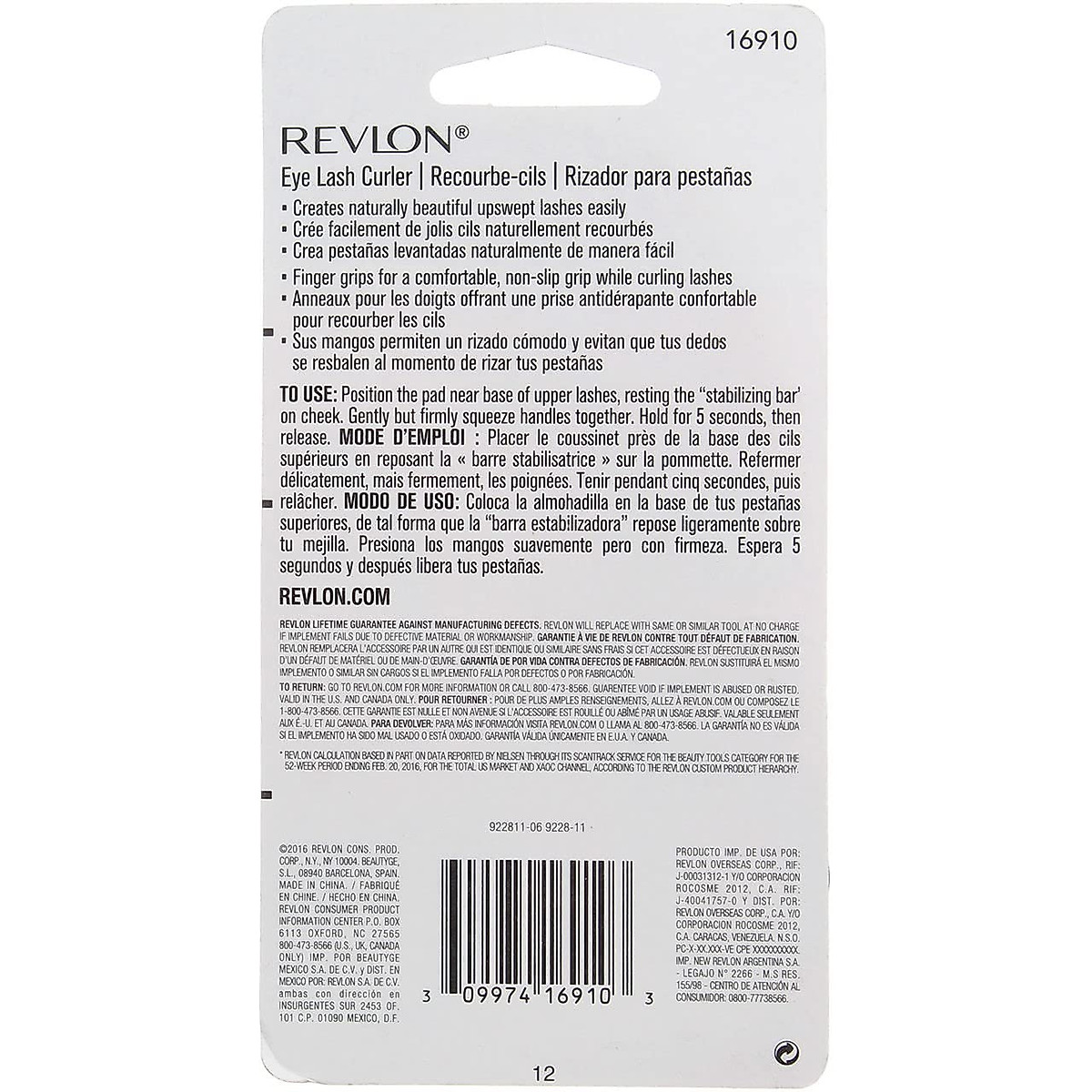 Revlon Lash Curlers (Pack of 6)