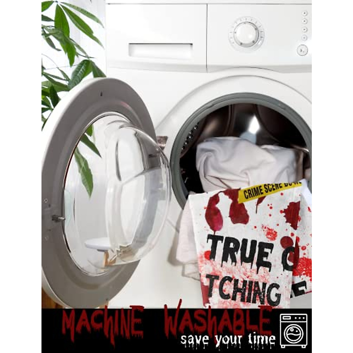 InnoBeta True Crime Gifts, True Crime Blanket, Crime Lovers Gifts, This is My True Crime Watching Blanket, Gift for True Crime Lovers, Crime Scene Lovers, Women, Men, Throw Flannel Blanket 50"x65"