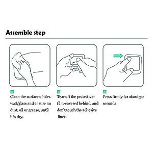 Adhesive Hooks Towel Hangers Wall Door Holder Heavy Duty Stick for Hanging Coat Clothes on Bathroom Kitchen Home Without Nails-Set of 4