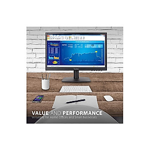 ViewSonic VA1903H 19-Inch WXGA 1366x768p 16:9 Widescreen Monitor with Enhanced View Comfort, Custom ViewModes and HDMI for Home and Office,Black
