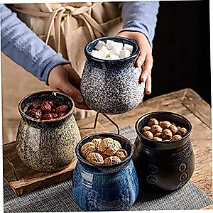 Trjgtas 1pc Utensils Cutter Cylinder Spoons Flatware Bucket Home Creative Caddy Utensil Baking Kitchenware Container Kitchen Vitange Practical Ceramic Dishwasher Household Fork for Tool