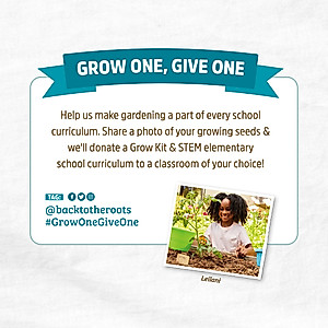 Back to the Roots Heirloom Organic, Non-GMO & USA Grown Seeds, 30ct Herb, Fruit, and Veggies, Assortment May Vary, Guaranteed to Grow