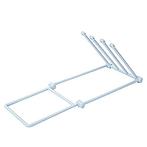 LEILIN Folding Kitchen Bathroom Towel Rack ,Towel Stand ,Rag Rack Dish Washing Cloth Draining Organizer ,Towel Shelves Sponge Holder for Kitchen (Blue)