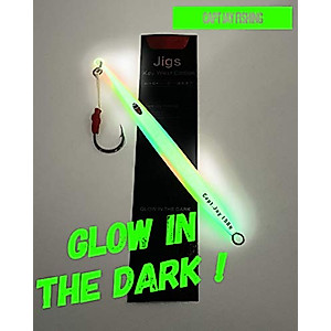 Capt Jay Fishing Saltwater jigs Speed Jigging Slow Jigging Pitching Lures,Vertical Jigging Artificial Lures Jigging Lure Fishing jigs (150g Rainbow, 150g)