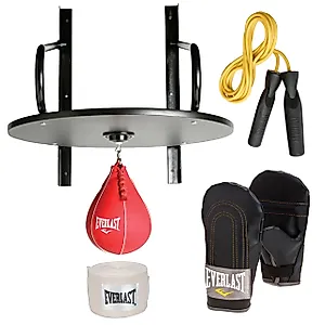 Everlast 100 LB Nevatear Heavy Bag Boxing Kit with 14 oz Pro-Style Gloves and 120 inch Hand Wraps