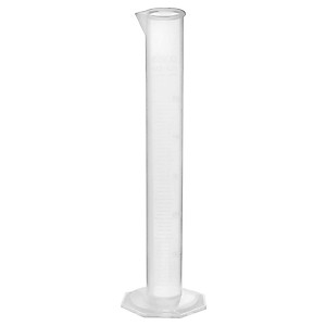 EISCO 7PC Graduated Cylinder Set - Class B - 10ml, 25ml, 50ml, 100ml, 250ml, 500ml & 1000ml - Polypropylene Plastic, Octagonal Base, Moulded Graduations - Industrial Quality, Autoclavable