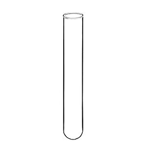 StonyLab Borosilicate Glass Round Bottom Test Tubes, 15mm OD X 100mm Length (Pack of 30)