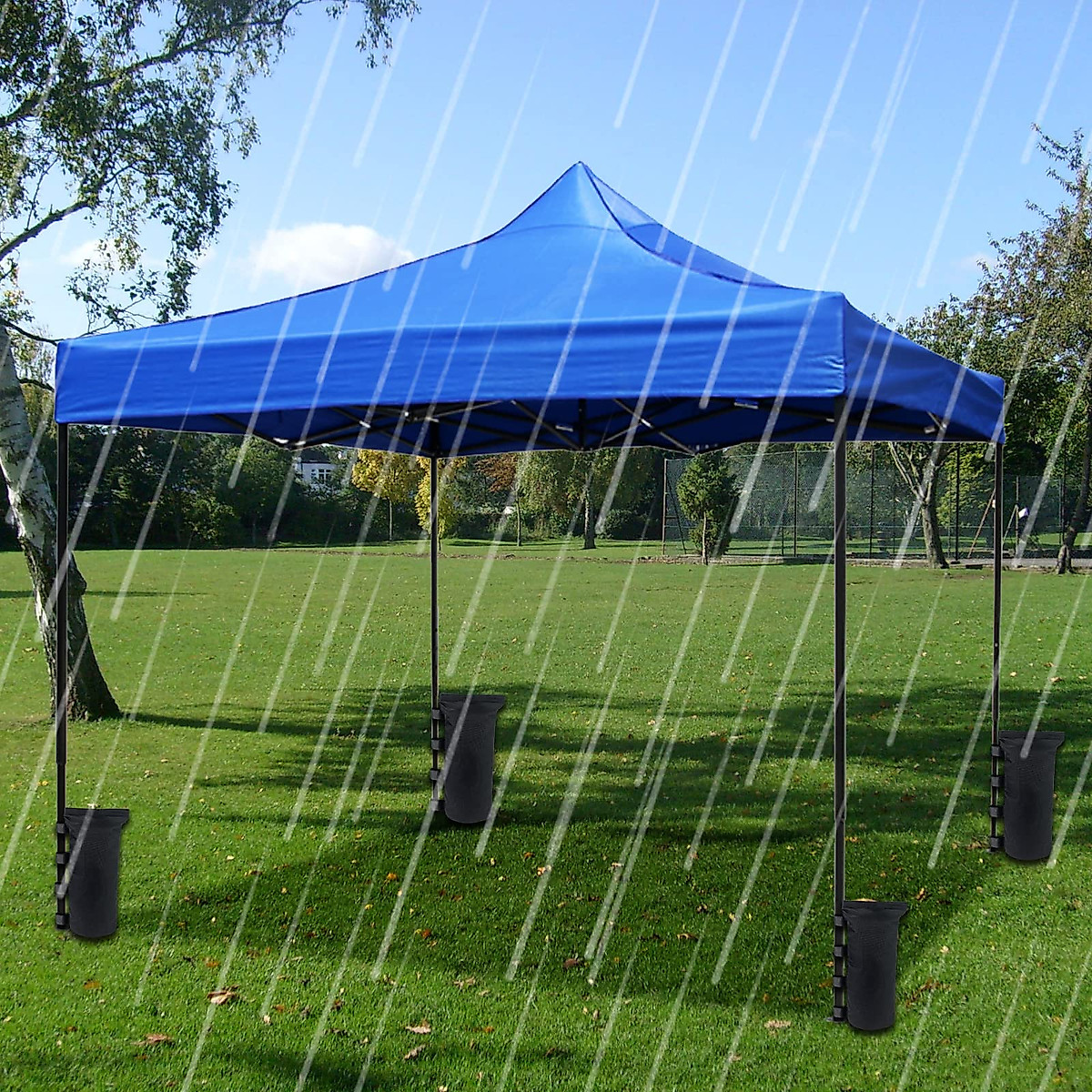 Joramoy Heavy Duty Canopy Weight Bags(120LBS) for Pop up Canopy Tent, Leg Weights Sand Bags for Instant Outdoor Sun Shelter Patio Umbrella,Set of 4