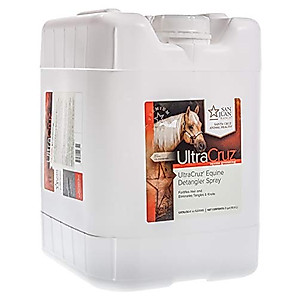 UltraCruz Equine Detangler Spray for Horses, 5 Gallon Refill