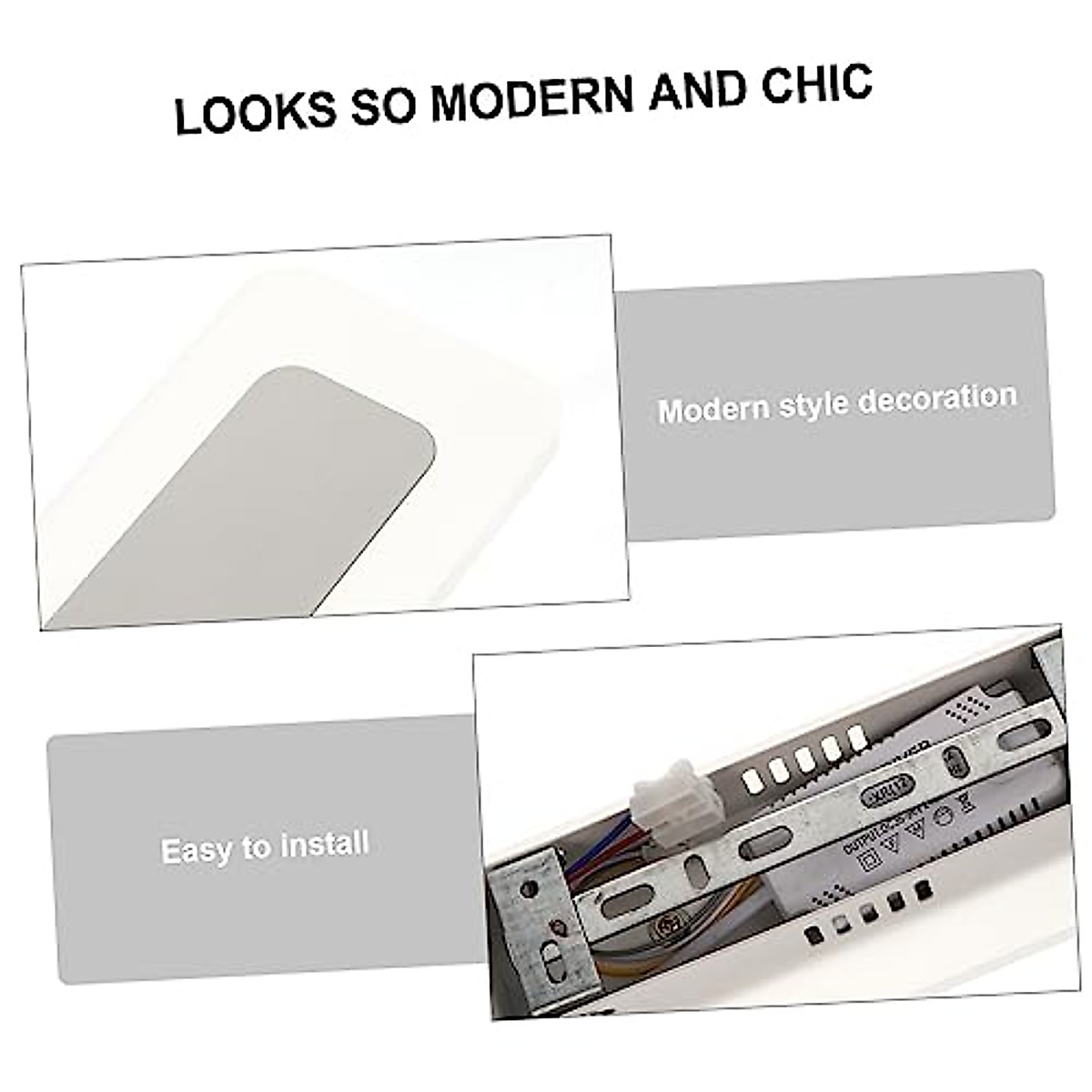 Uonlytech Acrylic Aisle Light Outdoor Wall Lantern LED Wall Lights LED Light LED Ceiling Light Outdoor Sconces Wall Lighting LED Outdoor Wall Lights Bedroom Light Hallway Light Ceiling Lamp