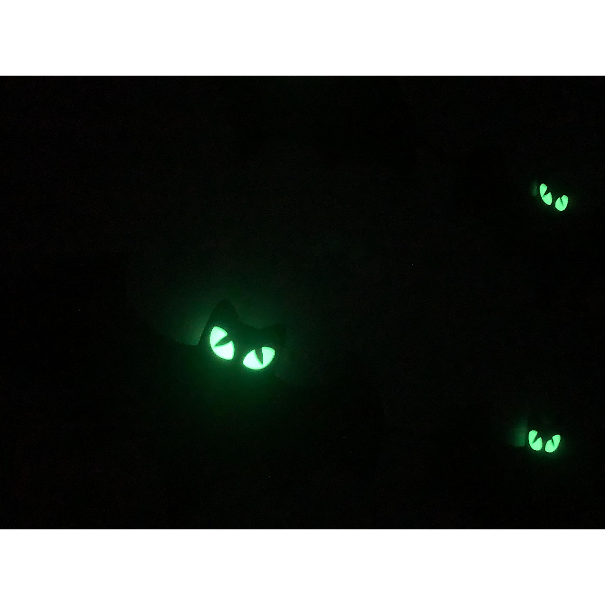 Tinbax Halloween decorations - Glow Eyes Bats Banner for Halloween Bats Decor (Pre-Strung)