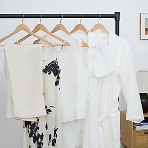 StorageWorks Wooden Suit Hanger, Heavy Duty Clothes Hangers 20 Pack, Natural Wood Color, Natural Wood Hangers for Suits, Shirts, Jackets, Pants