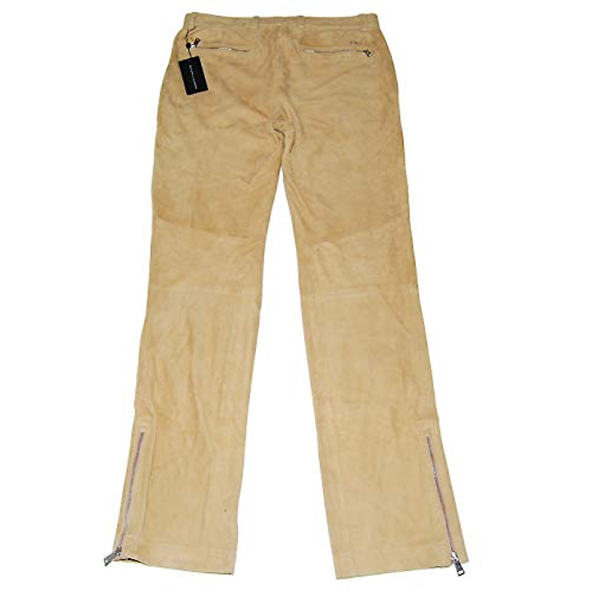 Ralph Lauren Polo Black Label Mens Suede Leather Pants Brown Tan 34/34 $1,495