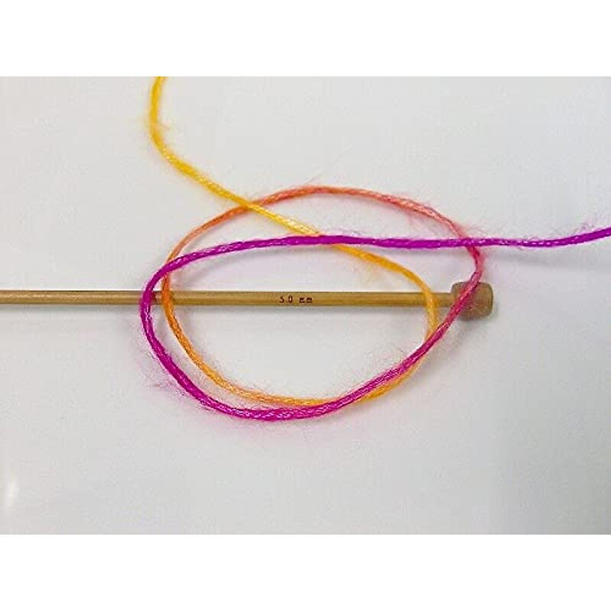 Picasso Rainbow II - Blue, Purple, Green, Yellow, Orange, Fuchsia Fuzzy with Subtle Sheen Yarn, Polyester, Acrylic Blend 50 gram 125 Yards