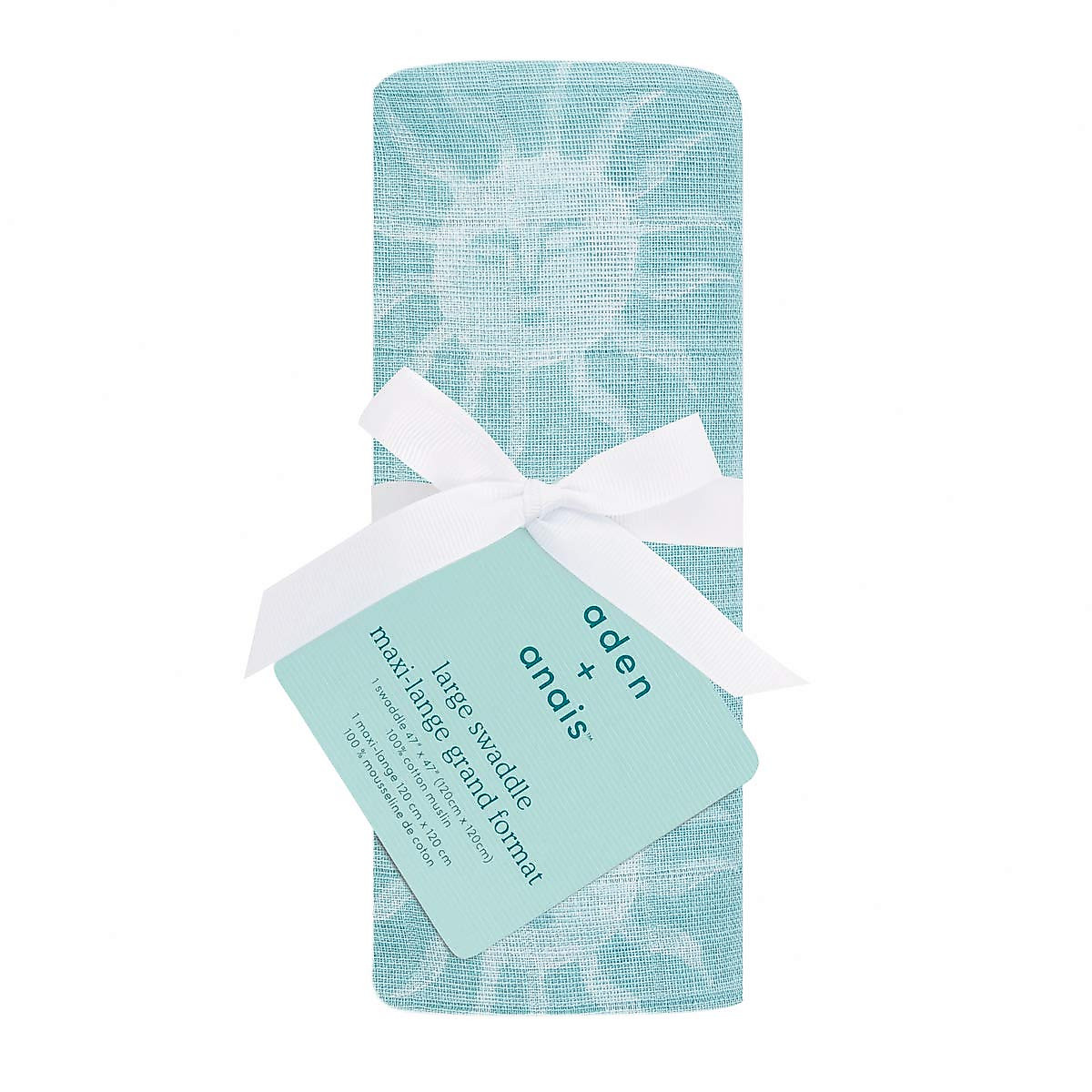 aden + anais Swaddle Blanket, Boutique Muslin Blankets for Girls & Boys, Baby Receiving Swaddles, Ideal Newborn & Infant Swaddling Set, Perfect Shower Gifts, Single, Now + Zen-Soleil