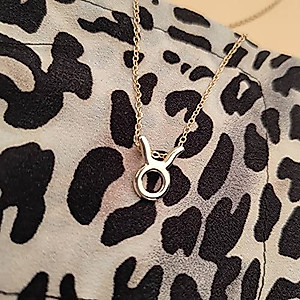 Zodiac Taurus Necklace Gift for Women - Gold Taurus Constellation Horoscope Necklace