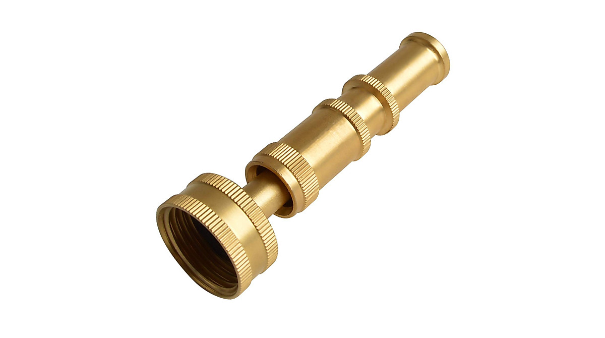 HYDRO MASTER Heavy Duty Brass Hose Nozzle for All Needs