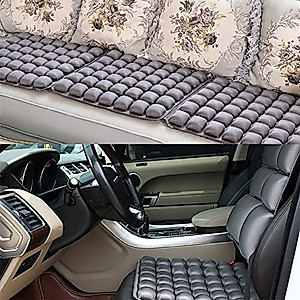 WalBryka High Comfortable Airbag Office Chair Cushion Pain Relief Air Seat Cushions with Non-Slip Cover (Gray)