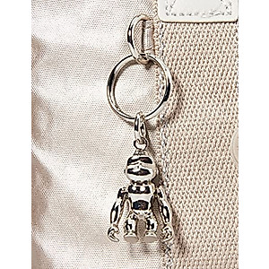 Kipling Art Mini, Silver (Metallic Glow)