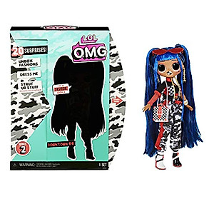 LOL Surprise OMG Downtown B.B. Fashion Doll with 20 Surprises