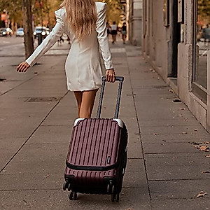 LEVEL8 Grace EXT Carry On Luggage, 20” Expandable Hardside Suitcase, ABS+PC Harshell Spinner Luggage with TSA Lock, Spinner Wheels - Red, 20” Carry-On